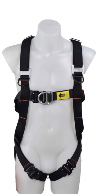 ARESTA Scaffolder Kit 8E - Double Point Elasticated Safety Harness - Double Elasticated Webbing ...