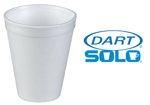 Dart 7oz White Polystyrene Cups Box 1000 | Construction Site Supplies
