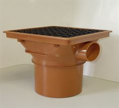 Square Hopper - c/w Spigot End & Grid | Construction Site Supplies