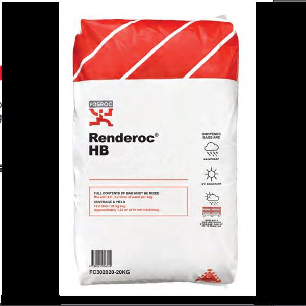FOSROC Renderoc HB 18kg | Construction Site Supplies