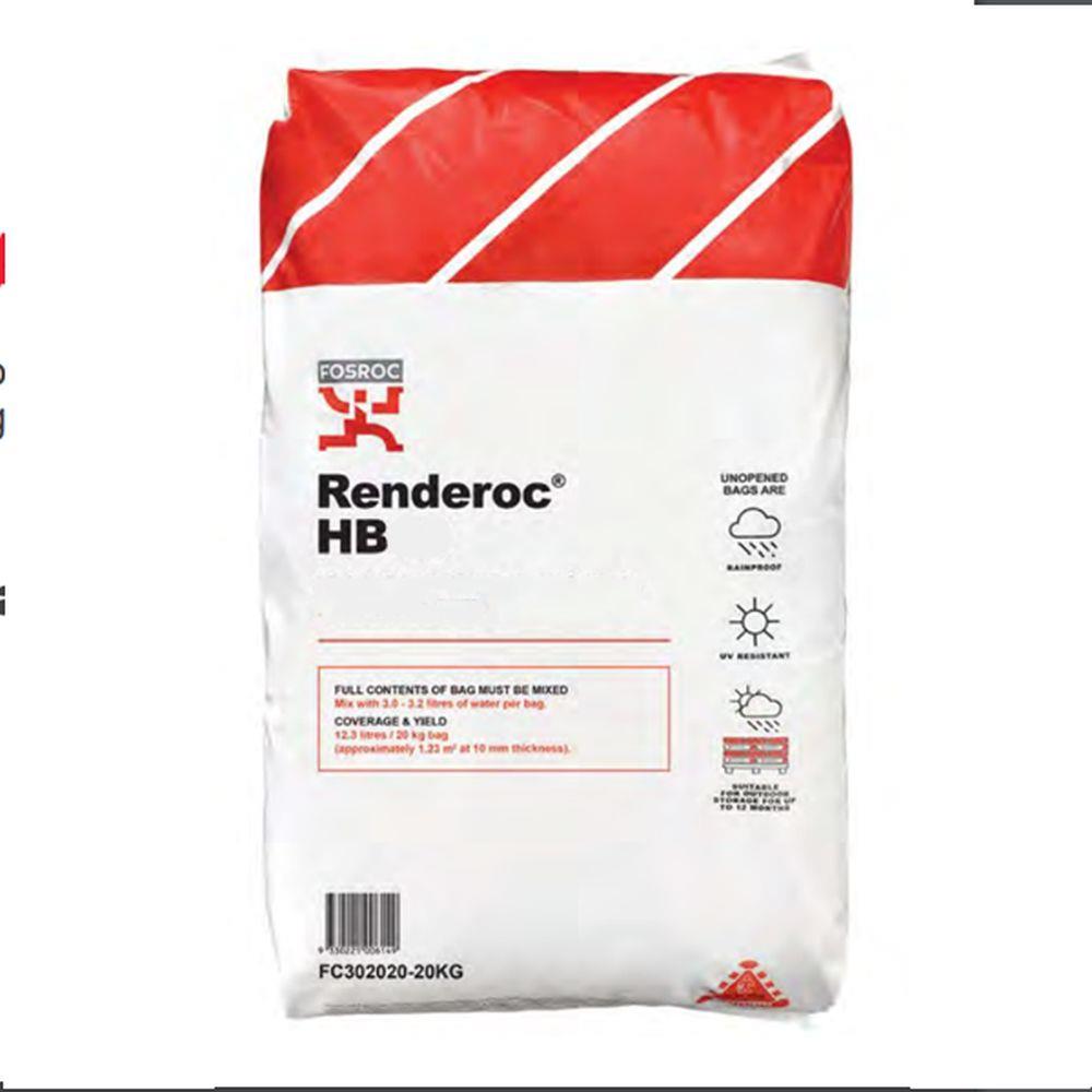 FOSROC Renderoc HB 18kg | Construction Site Supplies